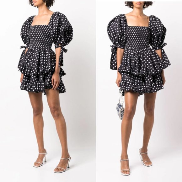 Caroline Constas | Dresses | Caroline Constas Finley Dress In Black ...